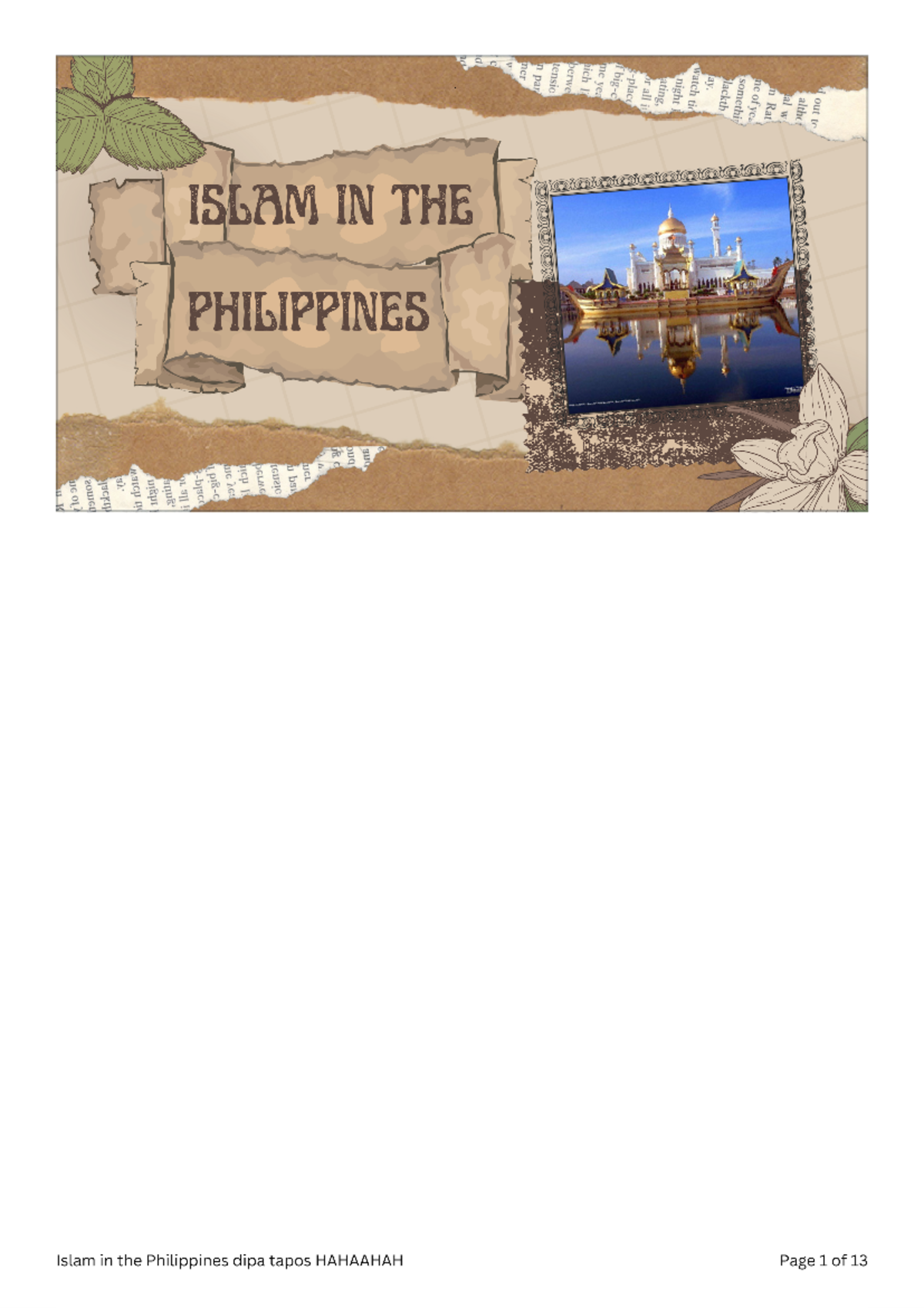 Islam-in-the-Philippines-dipa-tapos- Hahaahah 20231015 142001 0000 ...