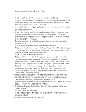 Pe poster example - Anatomy and Physiology - Marielle J. 4:00 5:00 PM ...