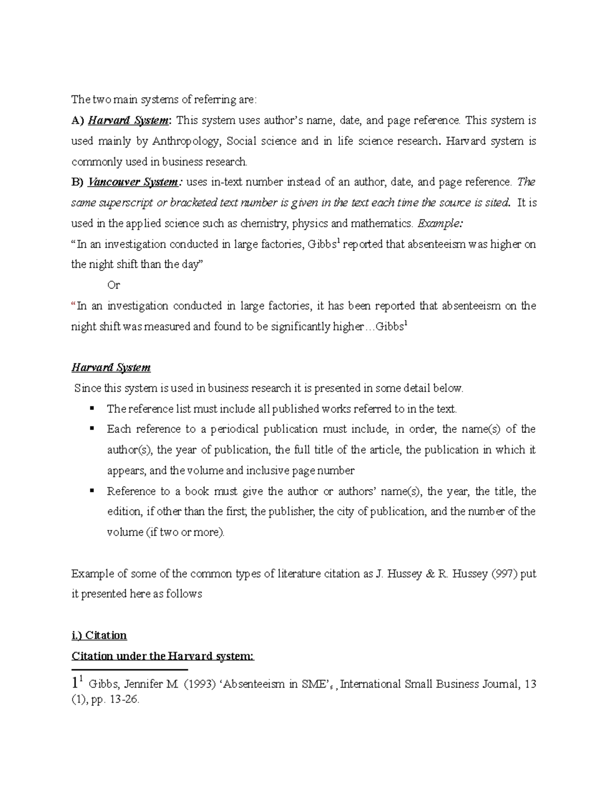 Harvard - This system is used mainly by Anthropology, Social science ...