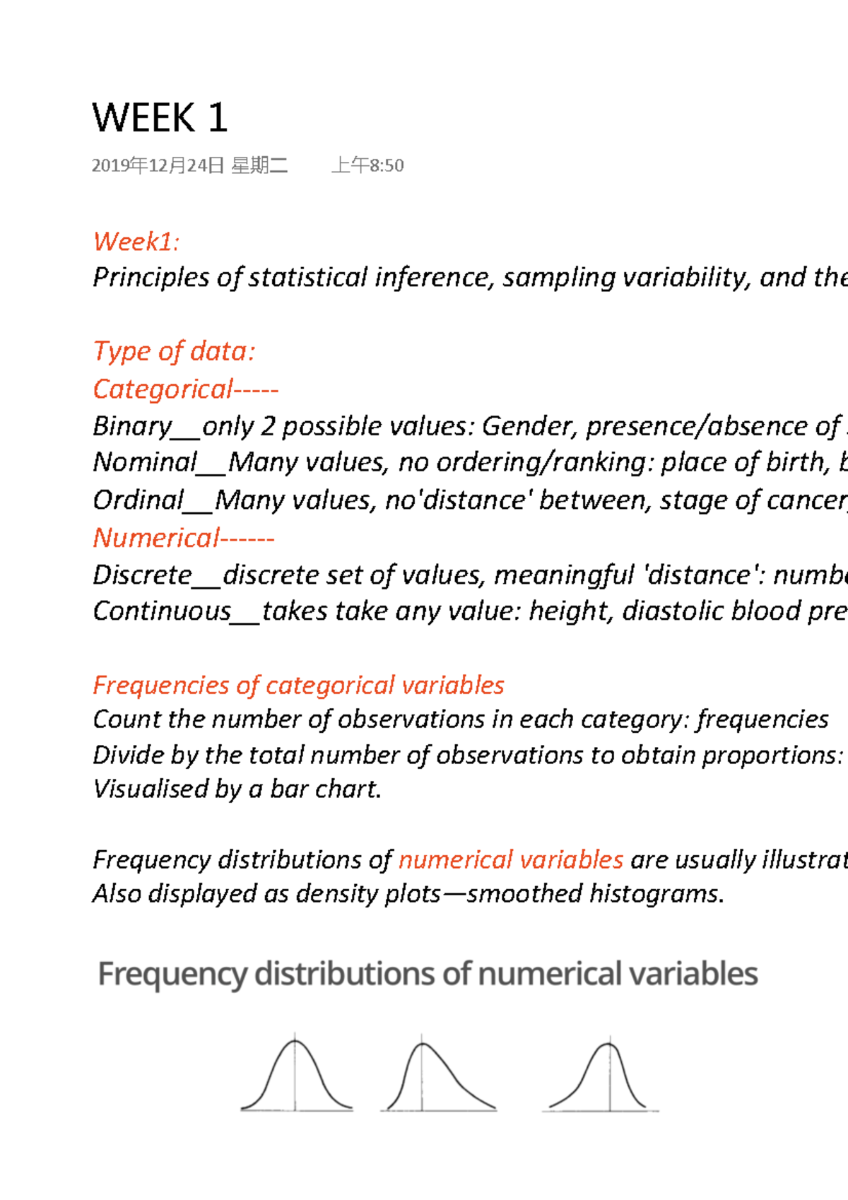 Week 1 Notes Warning Tt Undefined Function 32 Week1 Principles Of Statistical Inference