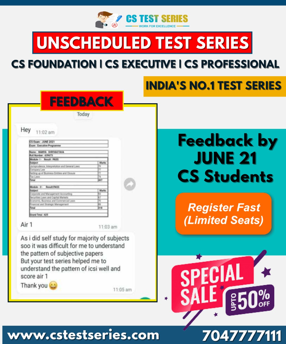 Student feedback - Not imp - Law - Studocu