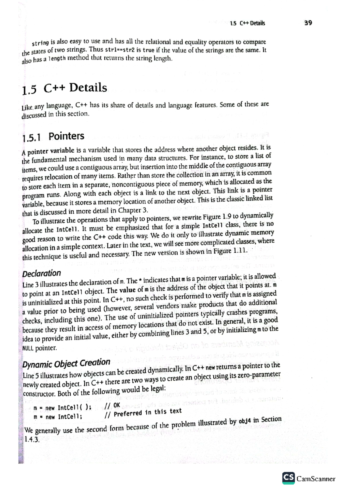 Data Structures pg(39-46) - Copy - 1 Details 39 string is also easy to ...