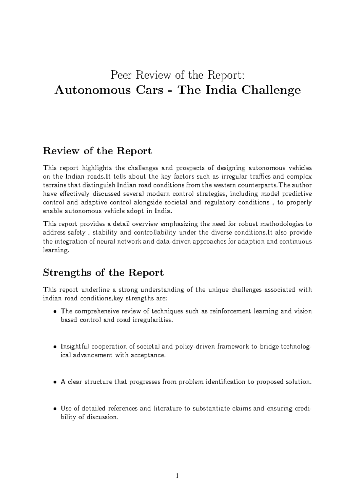 Peer review sc600 - Summary research methodology - Peer Review of the ...