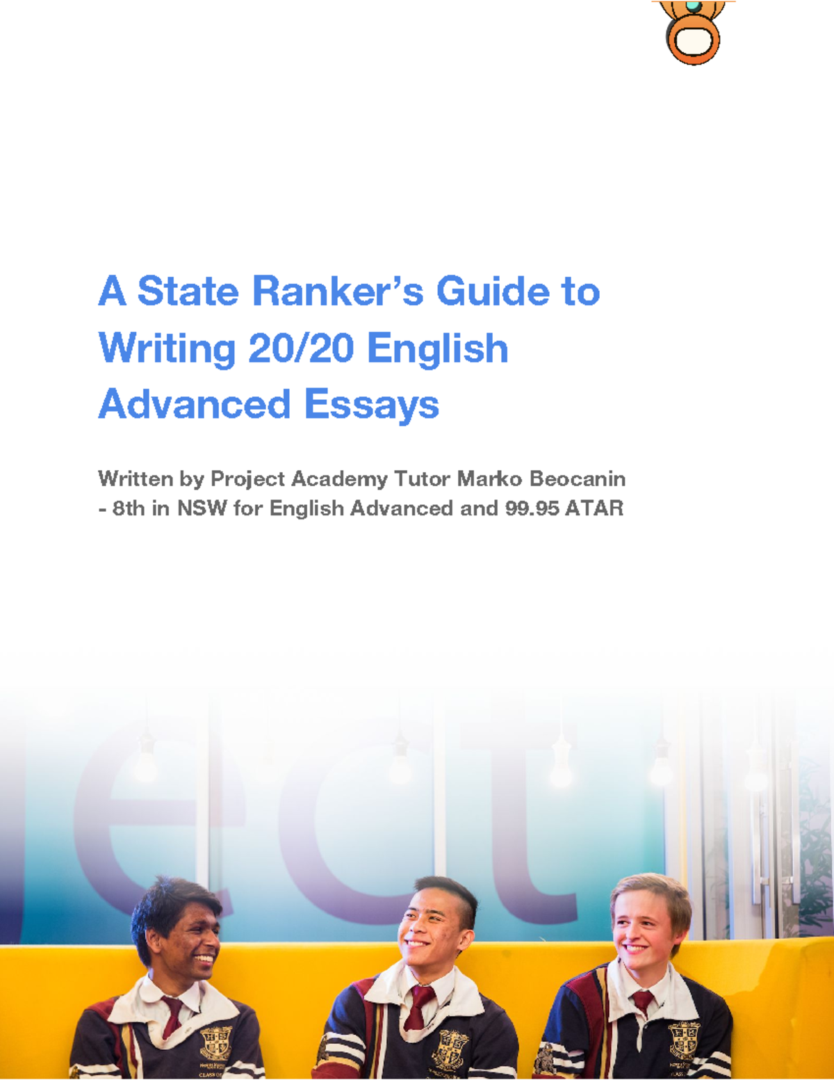 A State Ranker's Guide to Writing 20 20 English Advanced Essays - A ...