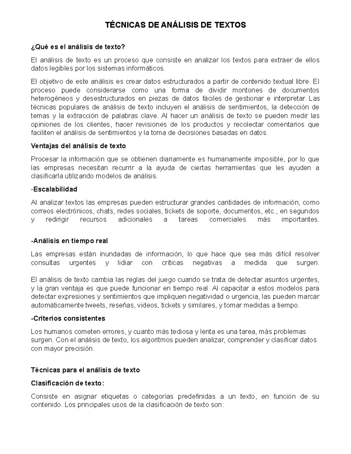 Analisis de textos. 8 - Apuntes solicitados en la materia - ¿Qué es el ...