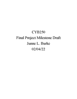 Module 3 - practice material for cyb250 - Livingstone Amematey CYB 250 ...
