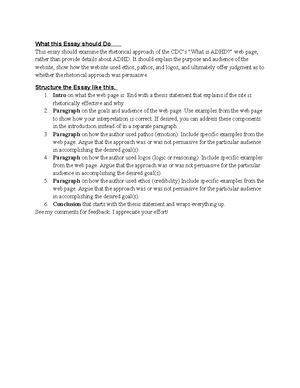 ENG106 Cause Effect Rubric - ENG-106 Rubric: Cause and Effect Argument ...