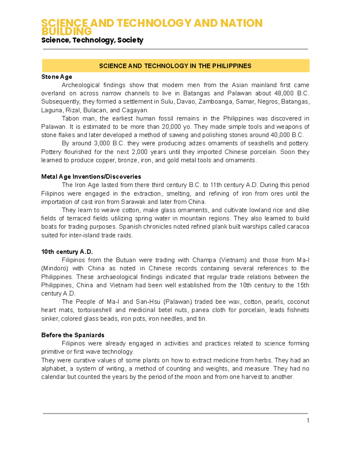 Science AND Technology AND Nation Building - SCIENCE AND TECHNOLOGY AND ...