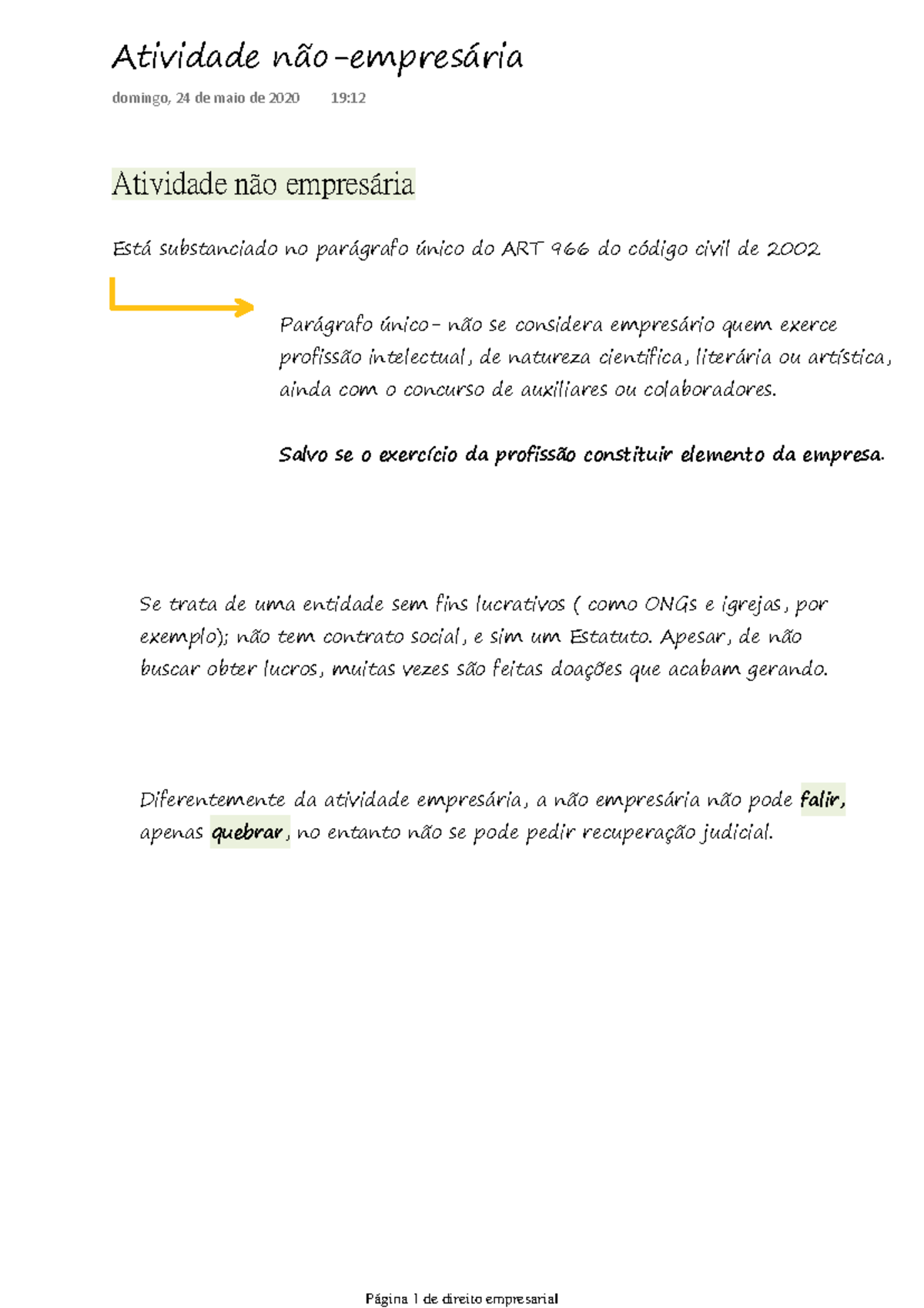 Atividade não-empresária - Warning: TT: undefined function: 32 Atividade não empresária Está ...