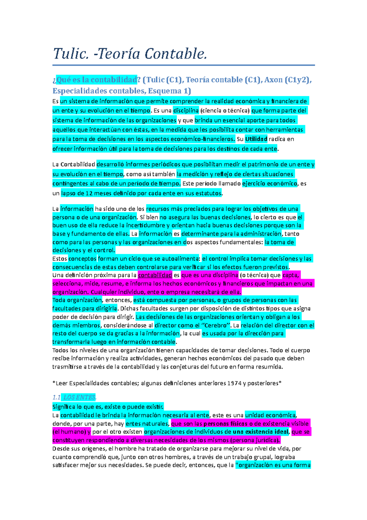 Tulic y Varios - Tulic. -Teoría Contable. ¿Qué es la contabilidad ...