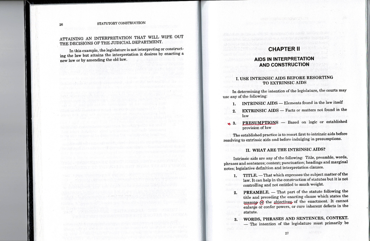 STATCON SCANNED - STATUTORY CONSTRUCTION N INTERPRETATION THAT WILL WIPE OUT S OF THE JUDICIAL ...