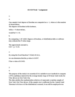 Week-1 Ds-520 - This document contains answers for assignment for data science - ASSIGNEMT 1 1 ...