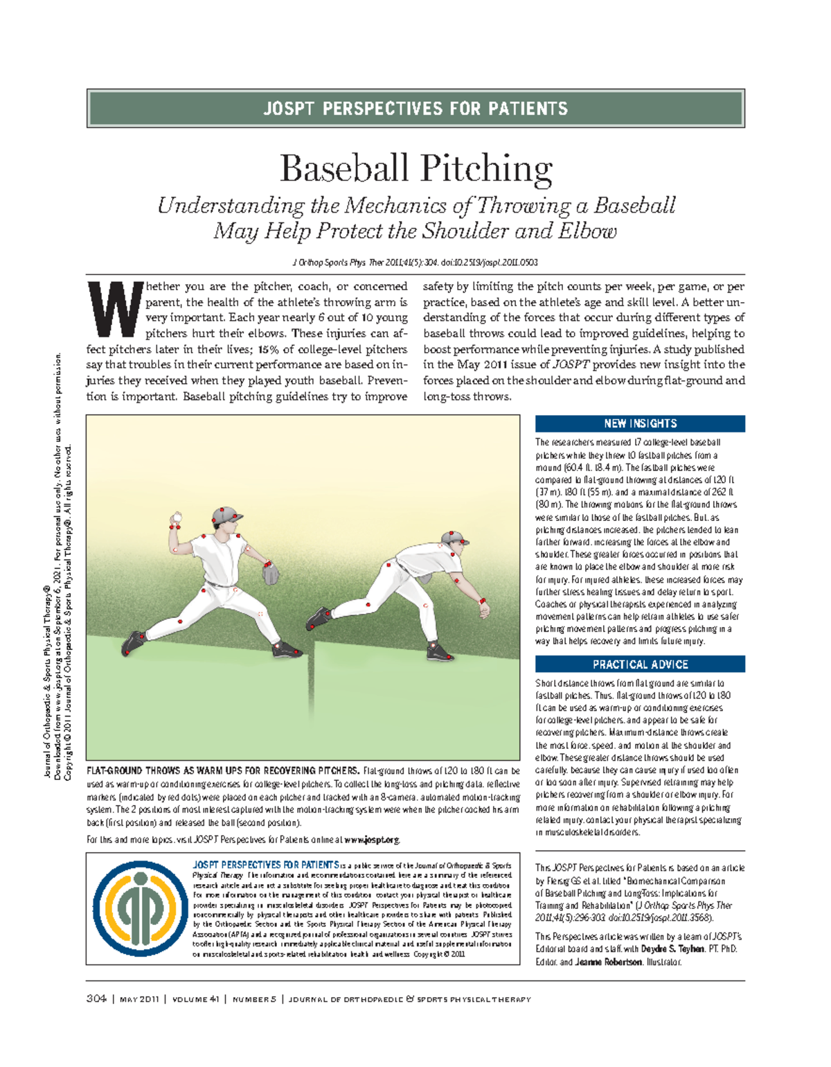 Jospt - article - 304 | may 2011 | volume 41 | number 5 | journal of ...