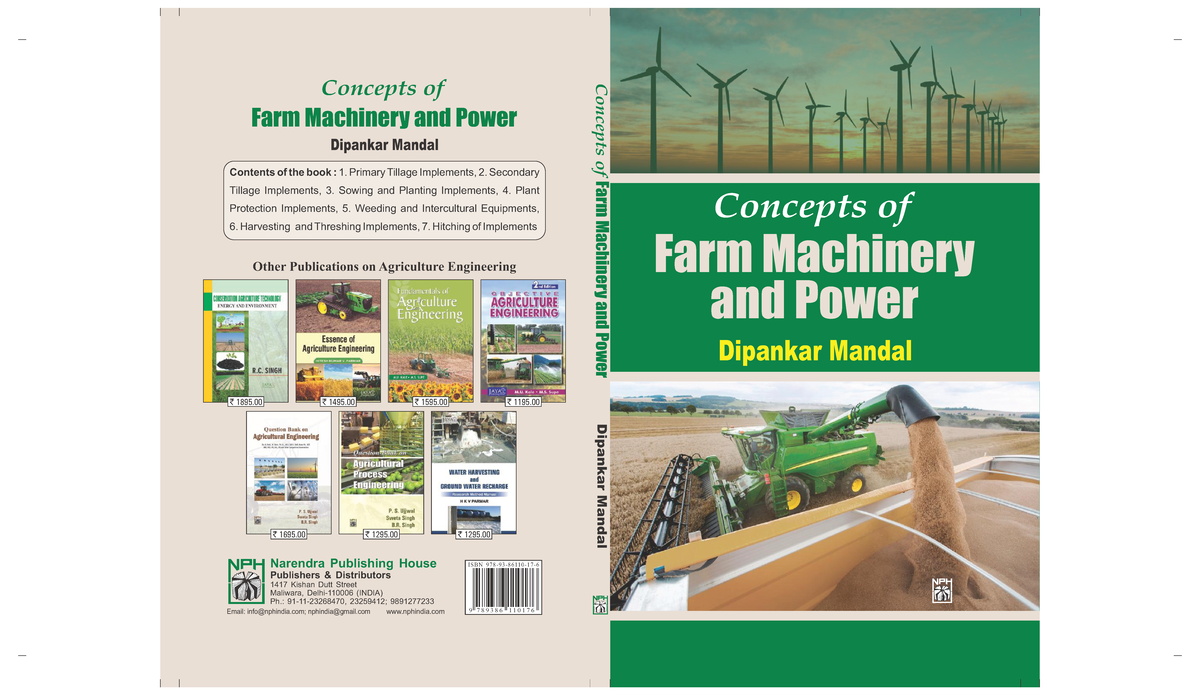 Concepts of farm machinery and power draft pdffull - Narendra ...