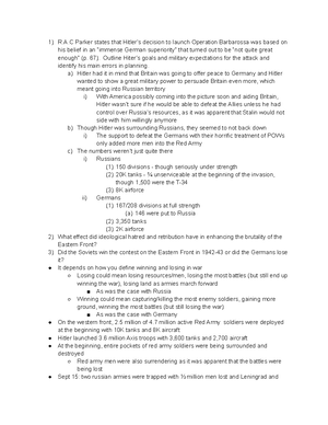 Module 6 Overview - Online class, Professor James Wood - The invasion ...
