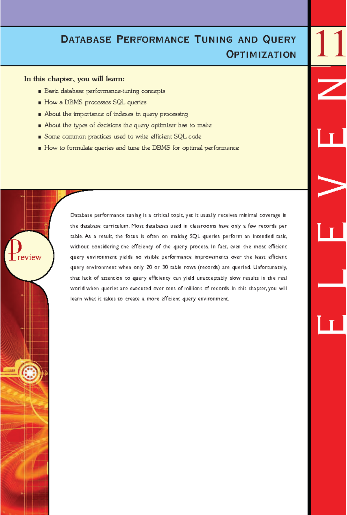Chapter 11 Database Performance Tuning And Query Optimization In This Chapter You Will Learn 3732