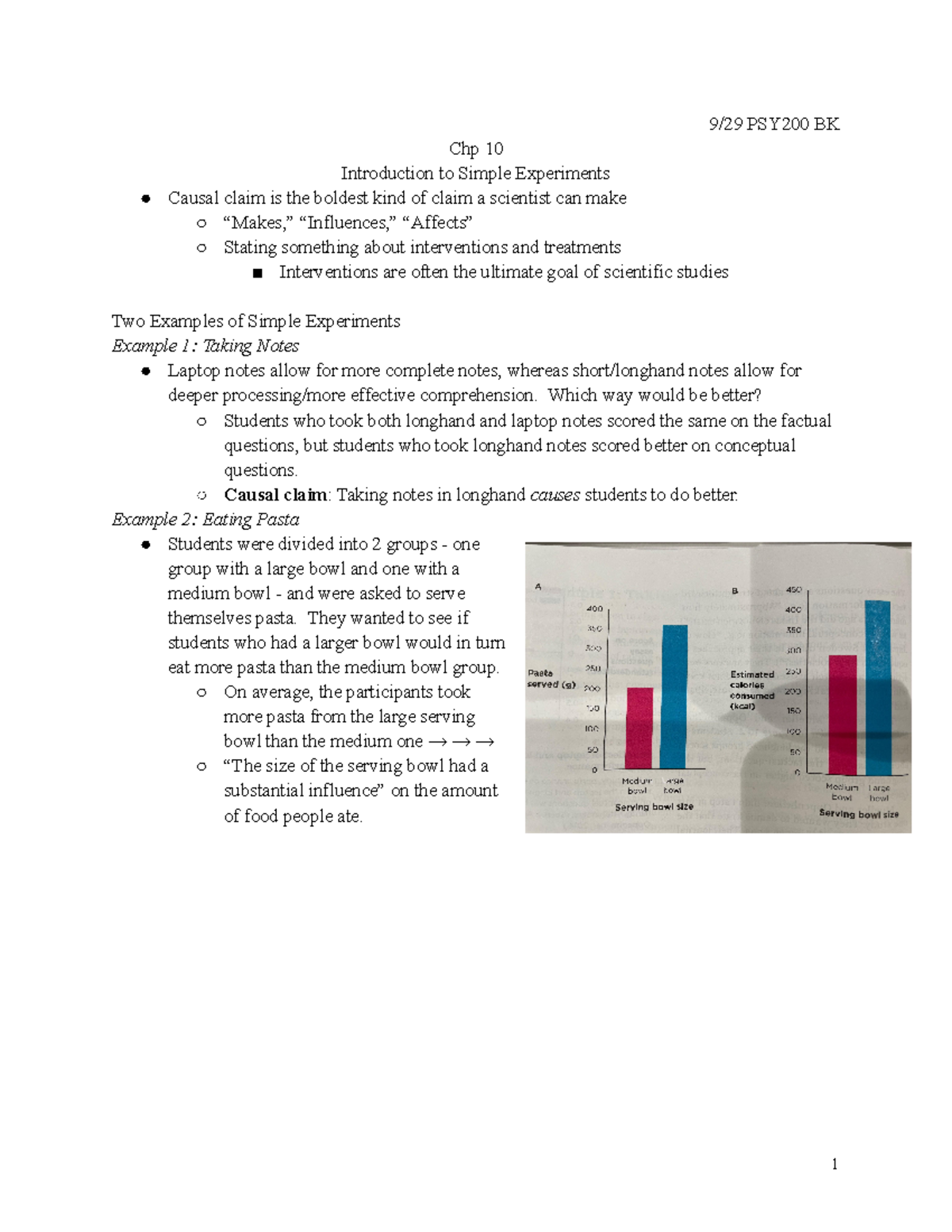 Chapter 10 Introduction To Simple Experiments 929 Psy200 Bk Chp 10 Introduction To Simple 