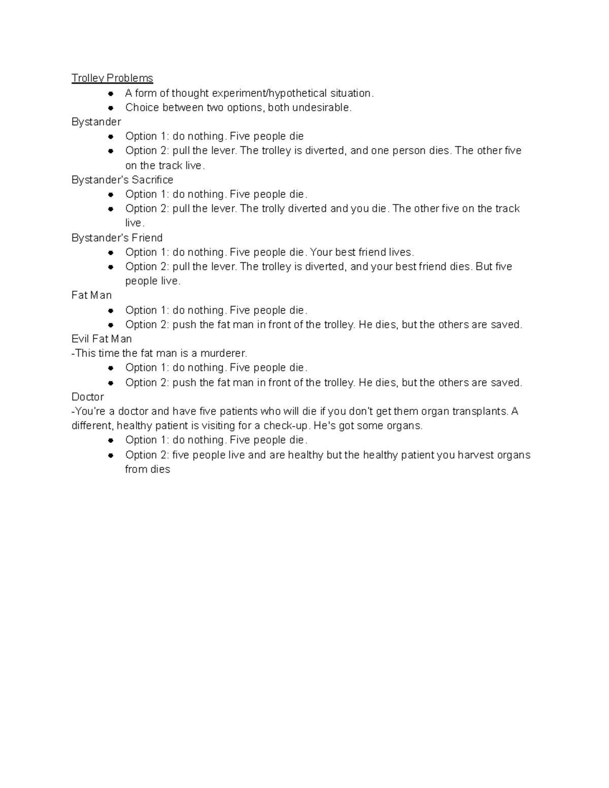 Trolley Problems (Consequentialism and Utilitarianism) - Trolley ...