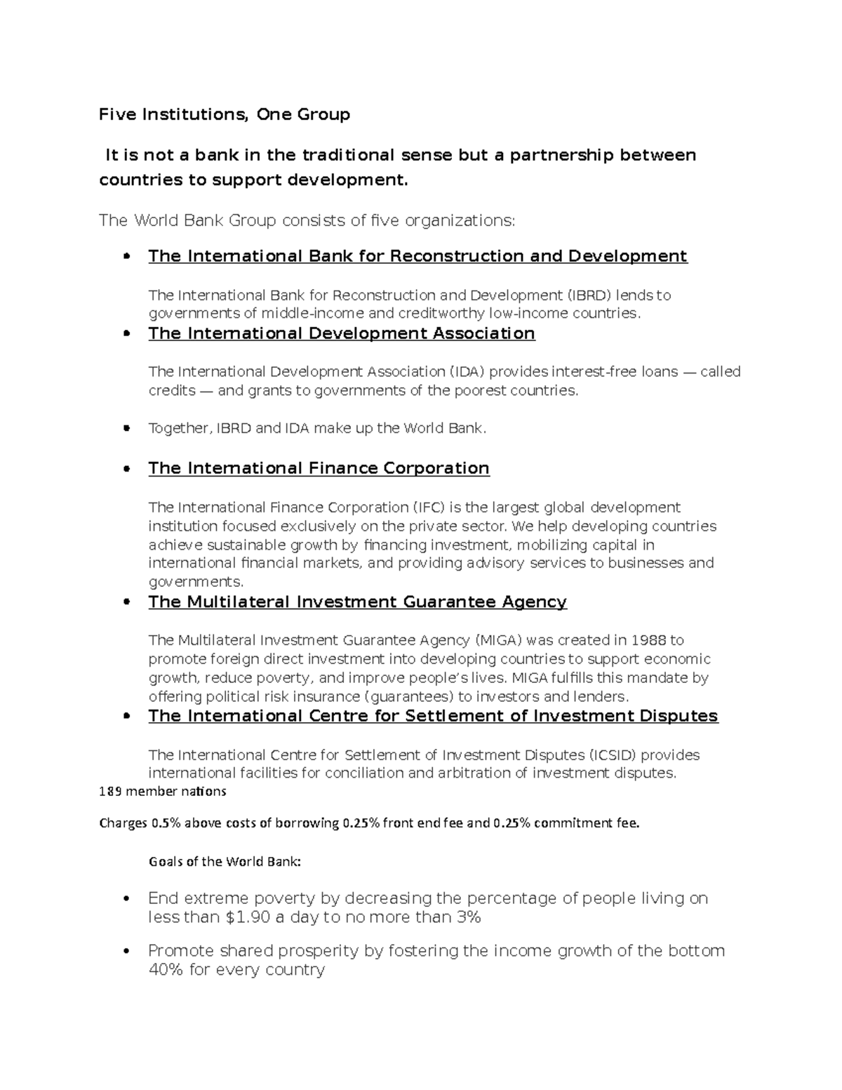 Multilaterales - Lecture about multilateral organizations and what they ...
