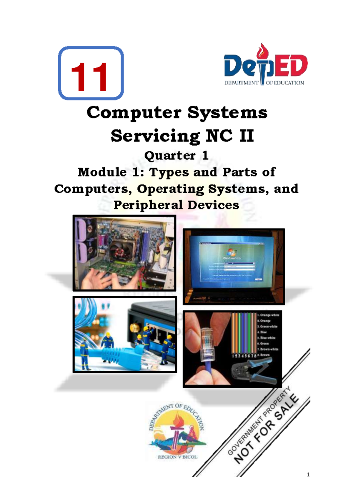 Tvl - ICT - Computer Systems Servicing NC II Quarter 1 Module 1 : Types and Parts of Computers ...