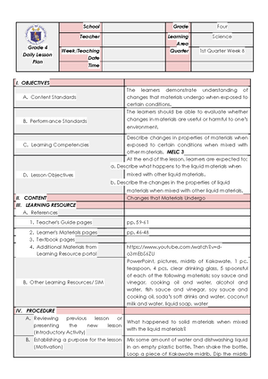 SCI9-Q3- Module 1 - Science - Science Quarter 3 – EARTH & SPACE Module ...