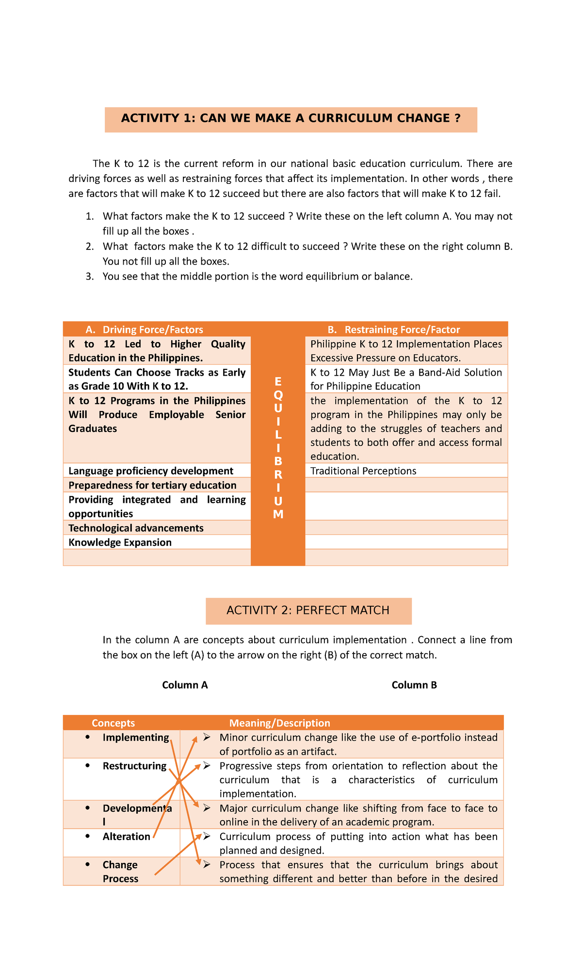 Activity 1 - study material for third year college - ACTIVITY 1: CAN WE ...