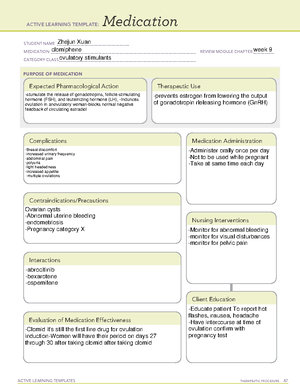Levonorgestrel - med card - ACTIVE LEARNING TEMPLATES THERAPEUTIC ...