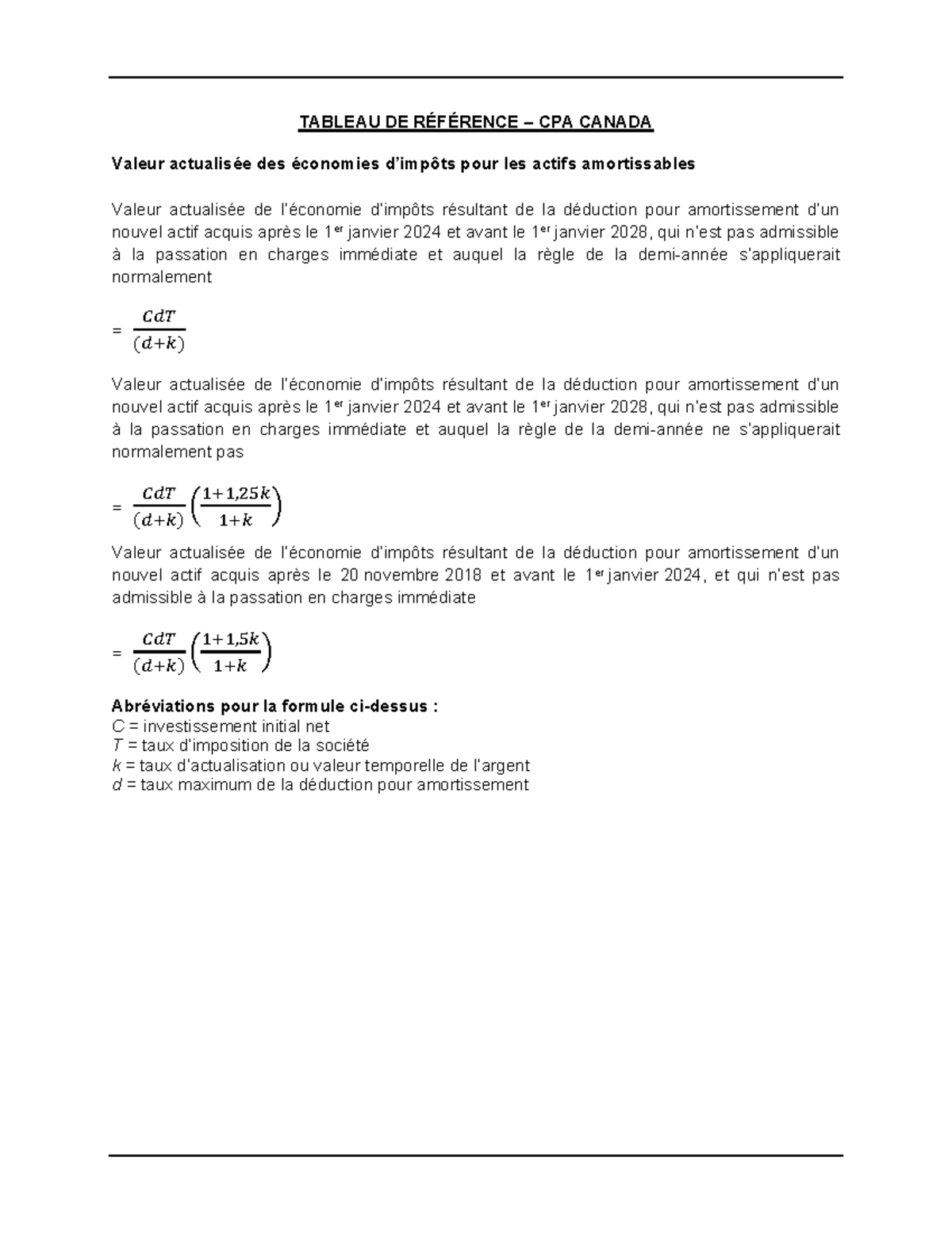 G10488 EC tableau reference modules optionnels - TABLEAU DE RÉFÉRENCE ...