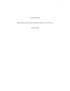 Data Literacy Task 1 - Course D019: Data Literacy and Evidence-Based ...