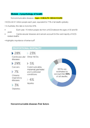 Module 2 - notes - Module 2: Research in Health Assessing Research ...