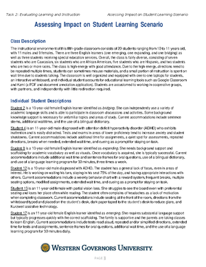 D172 - task 4 - task 4 passed - Jamee Crowe Western Governors University Dr. Pac – D February ...