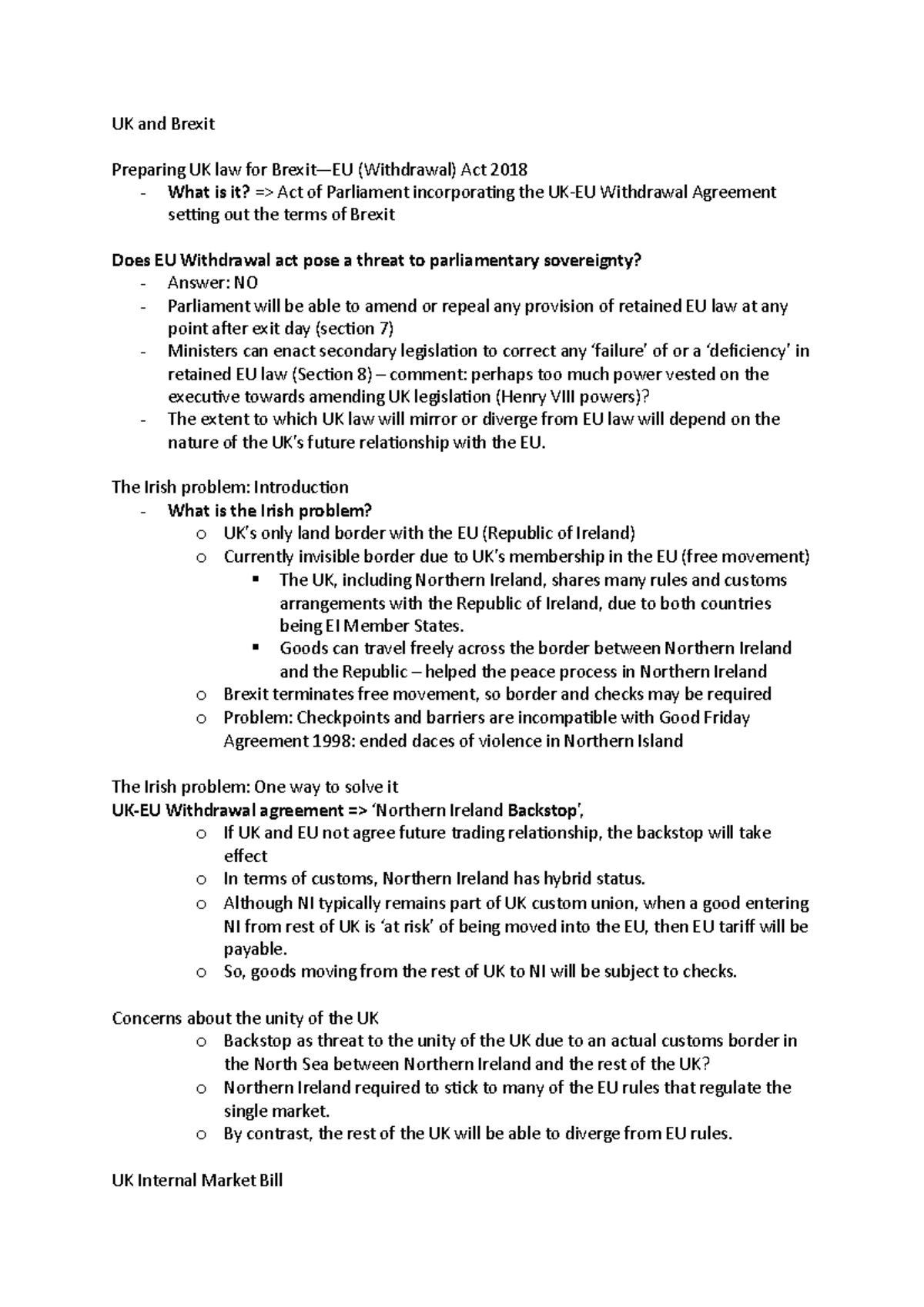 WK 8 Public Law UK And Brexit Preparing UK Law For Brexit EU wk-8-public-law-uk-and-brexit-preparing-uk-law-for-brexit-eu