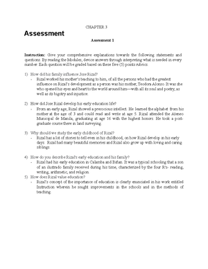 CHAP 2 Assess 2 - None - CHAPTER 2 ASSESSMENT 1 Direction. Compare and ...