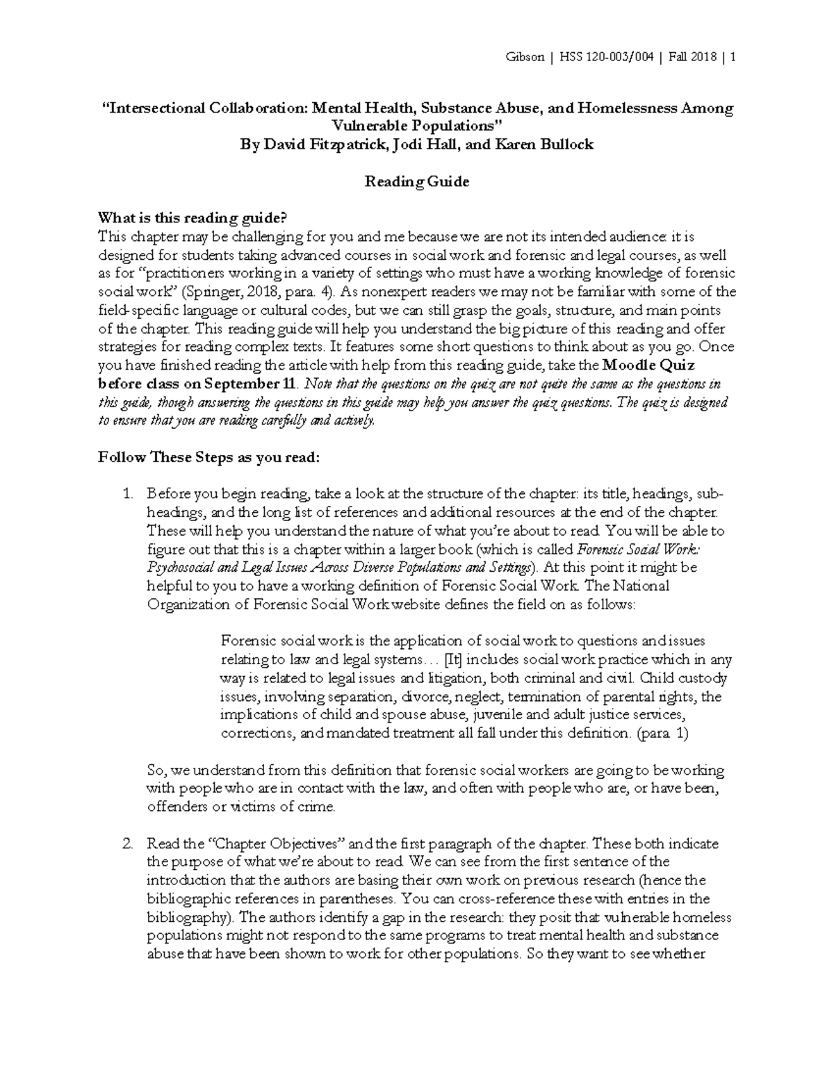 Intersectional Collaboration Reading Guide - Gibson HSS Fall 2018 1 ...