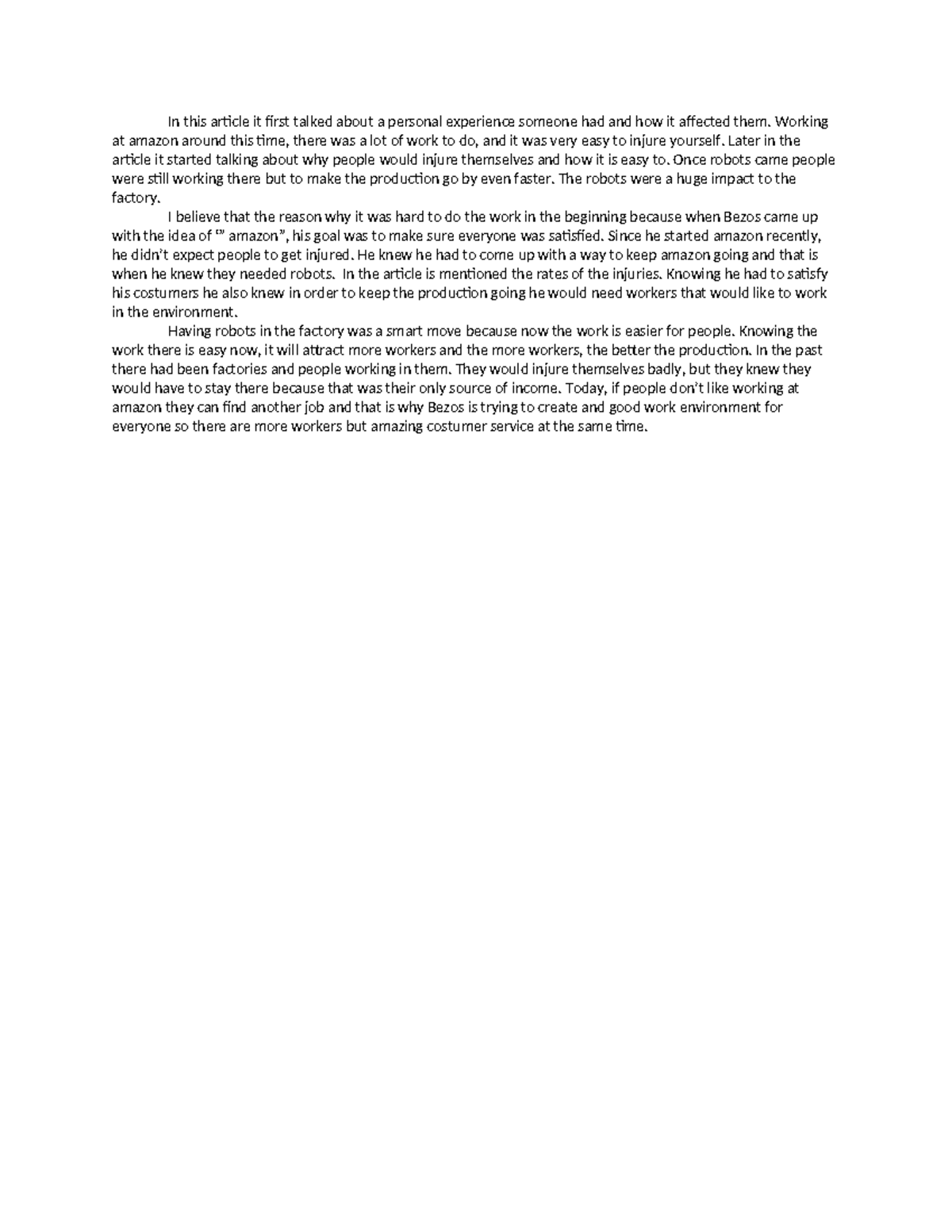 Amazon article - Summary State & Local Government - In this article it ...