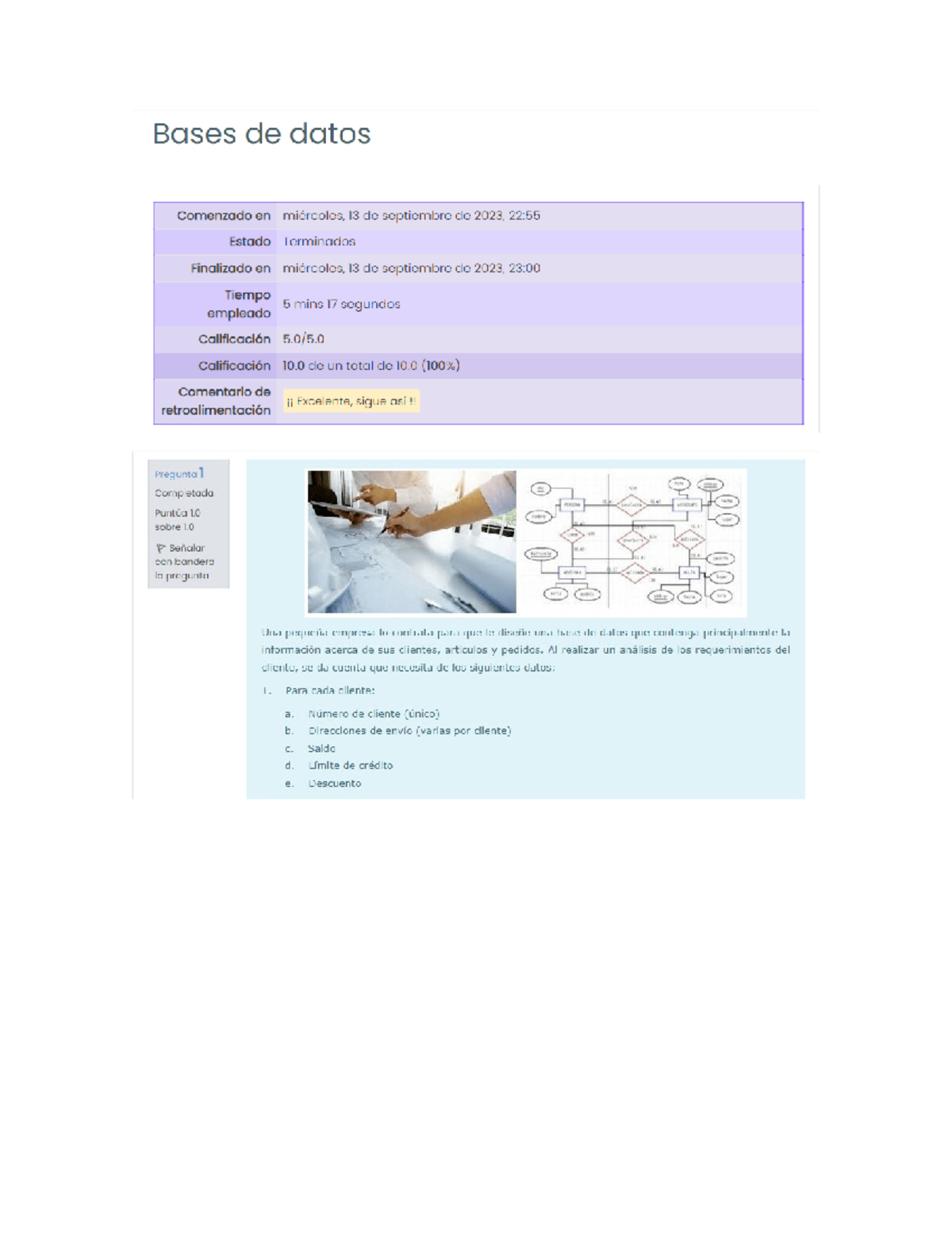 Autocalificable puntos extra 2 - base de datos - Studocu