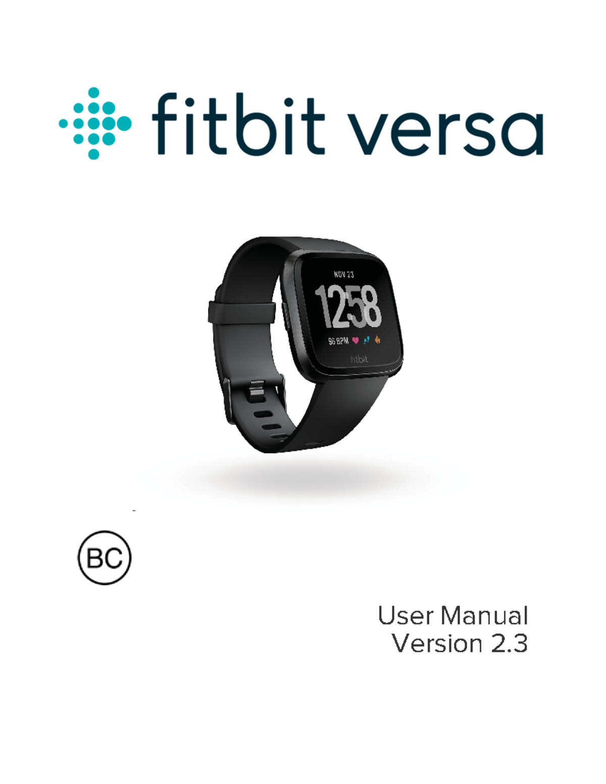 Manual versa en US para w - User Manual Version 2. Tableof Contents ...