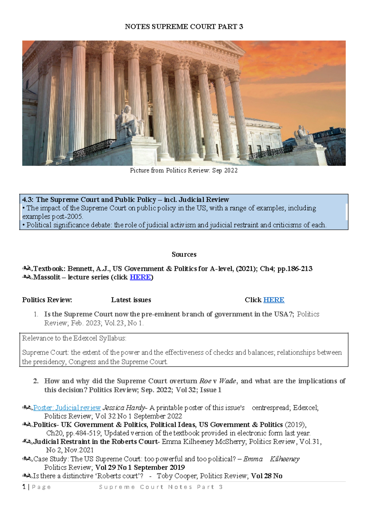 Notes Supreme Court PART 3 - NOTES SUPREME COURT PART 3 Picture from ...