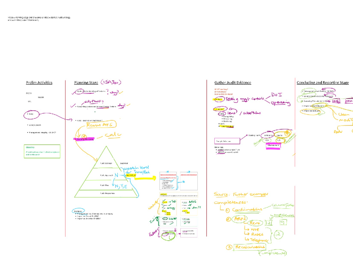 Audit Process Notes SW - FAC3701 - Studocu