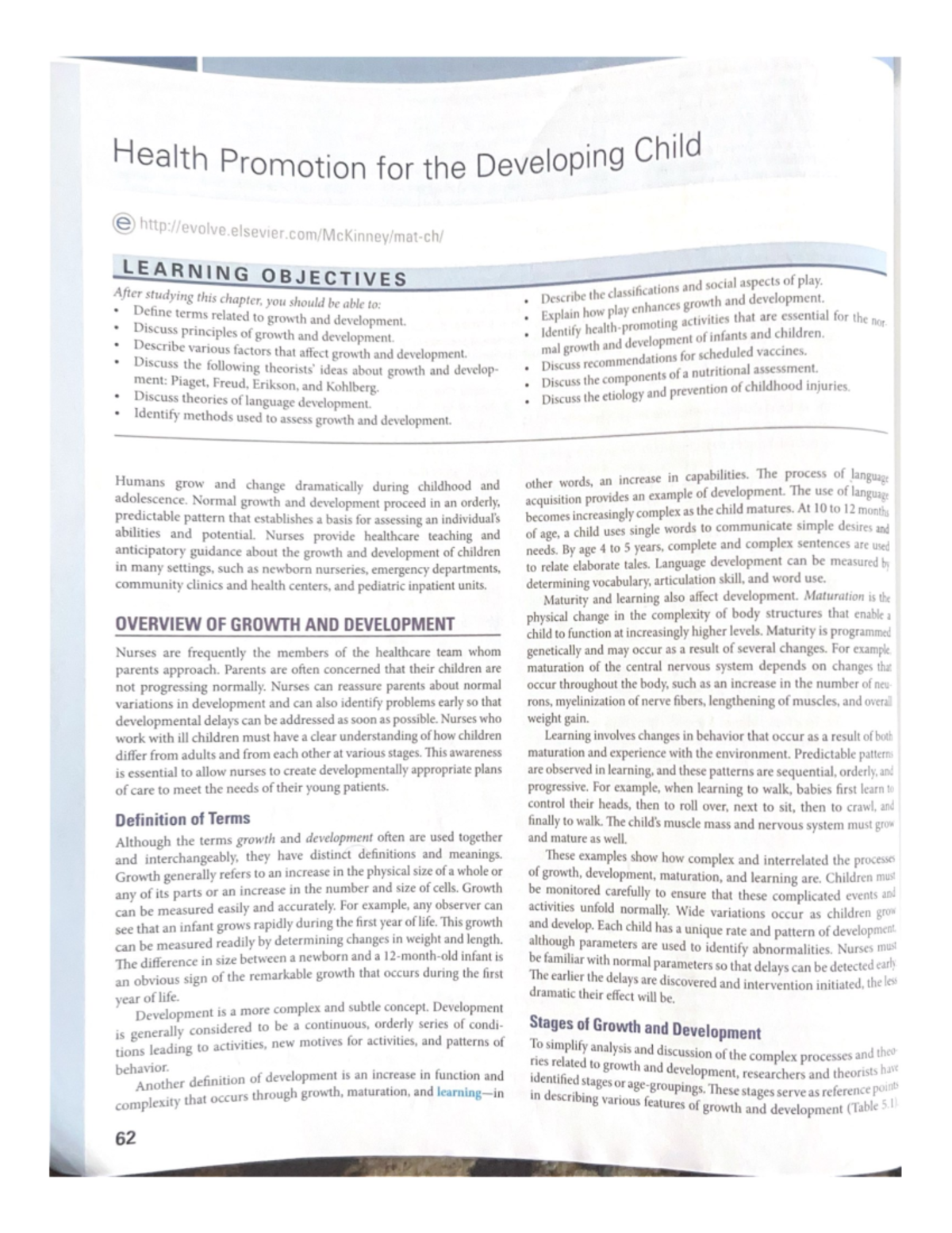Chapter 5 maternal child - Health Promotion for the Developing Child ...