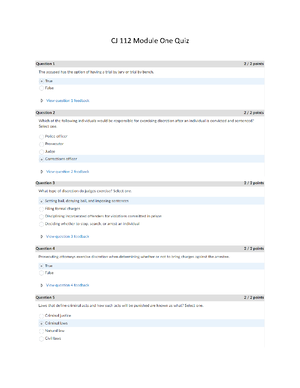 CJ 112 Module Three Journal - Denetria Salyer Southern New Hampshire ...