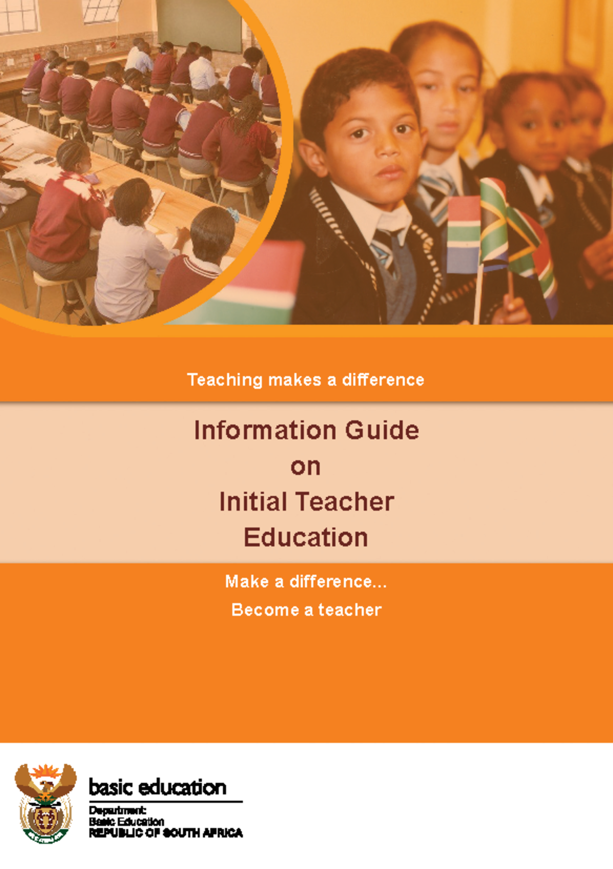 Brochure Information about Initial Teacher Education - Information ...