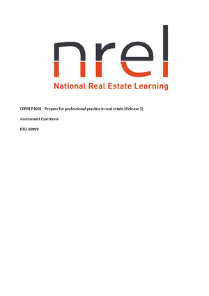 NREL - Cpprep 4002 - Prosecution Report - CPPREP4002 - Access and interpret ethical practice in ...