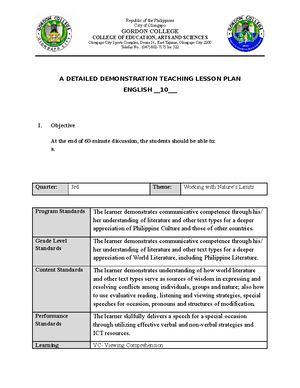 Lesson Plan in Empowerment Technologies - GRADES 1 TO 12 DAILY LESSON ...