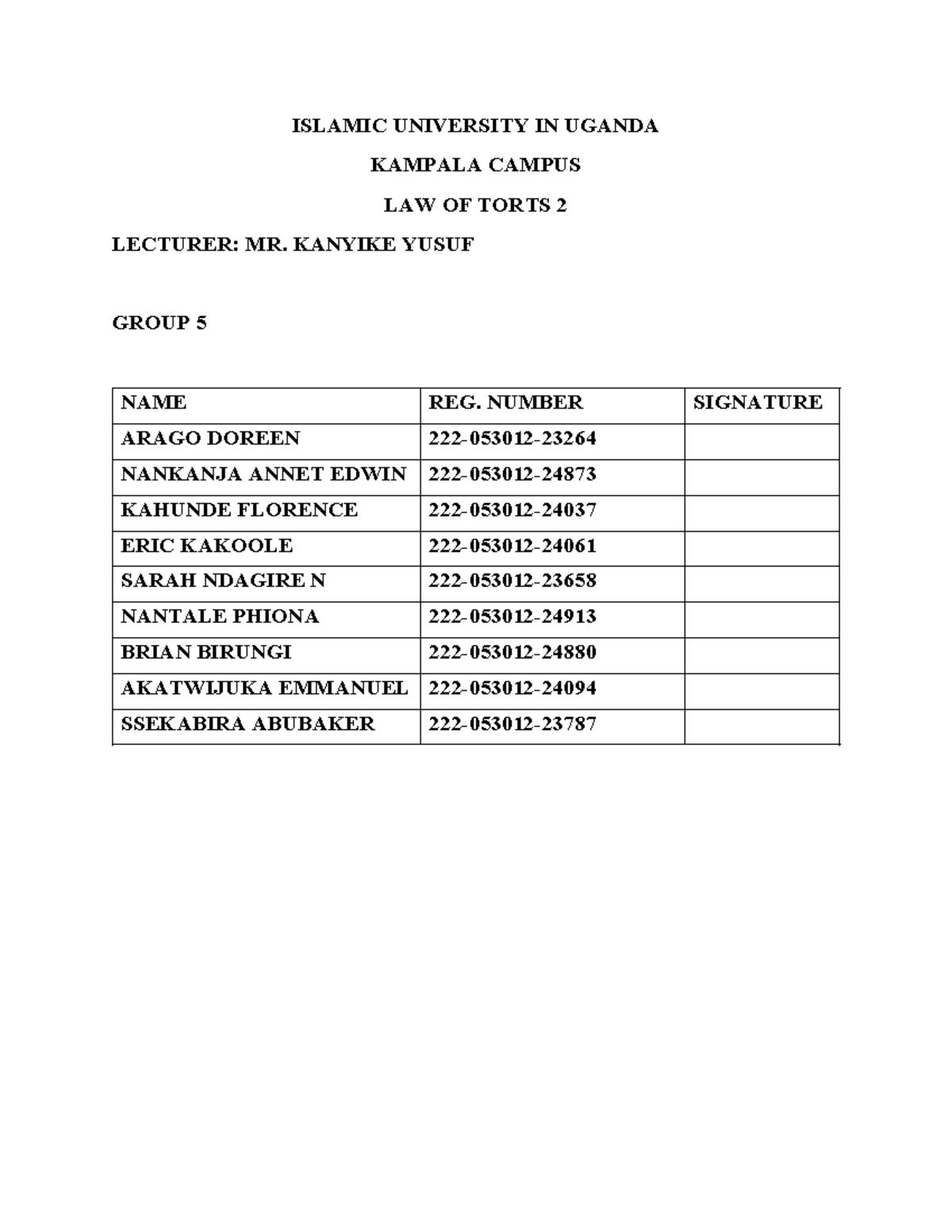 IUIU Group 5 - LECTURE NOTES - Law of Sale of Goods - ISLAMIC ...
