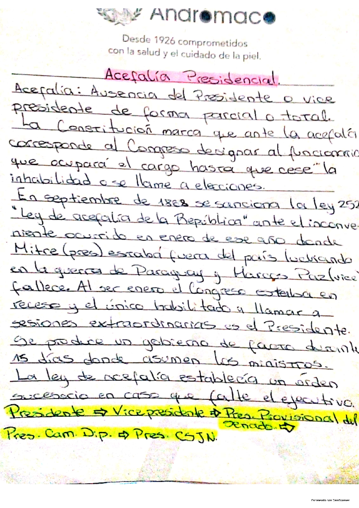 Resumen Ley de acefalia - Anar mac Desde 1926 comprometidos con la salud y el cuidado de la piel ...