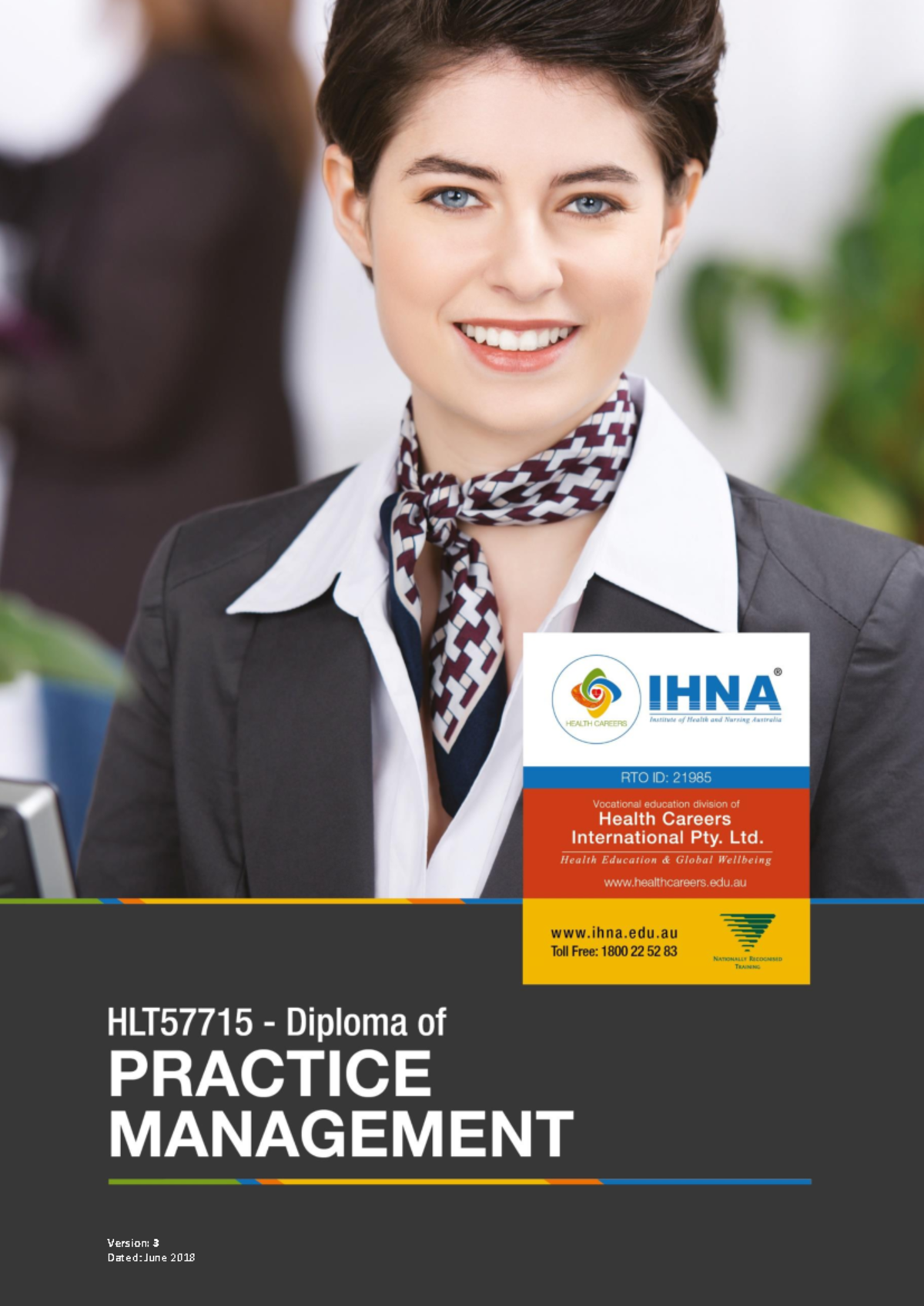 Diploma of Practice Management booklet - HLT57715 - Diploma of Practice ...