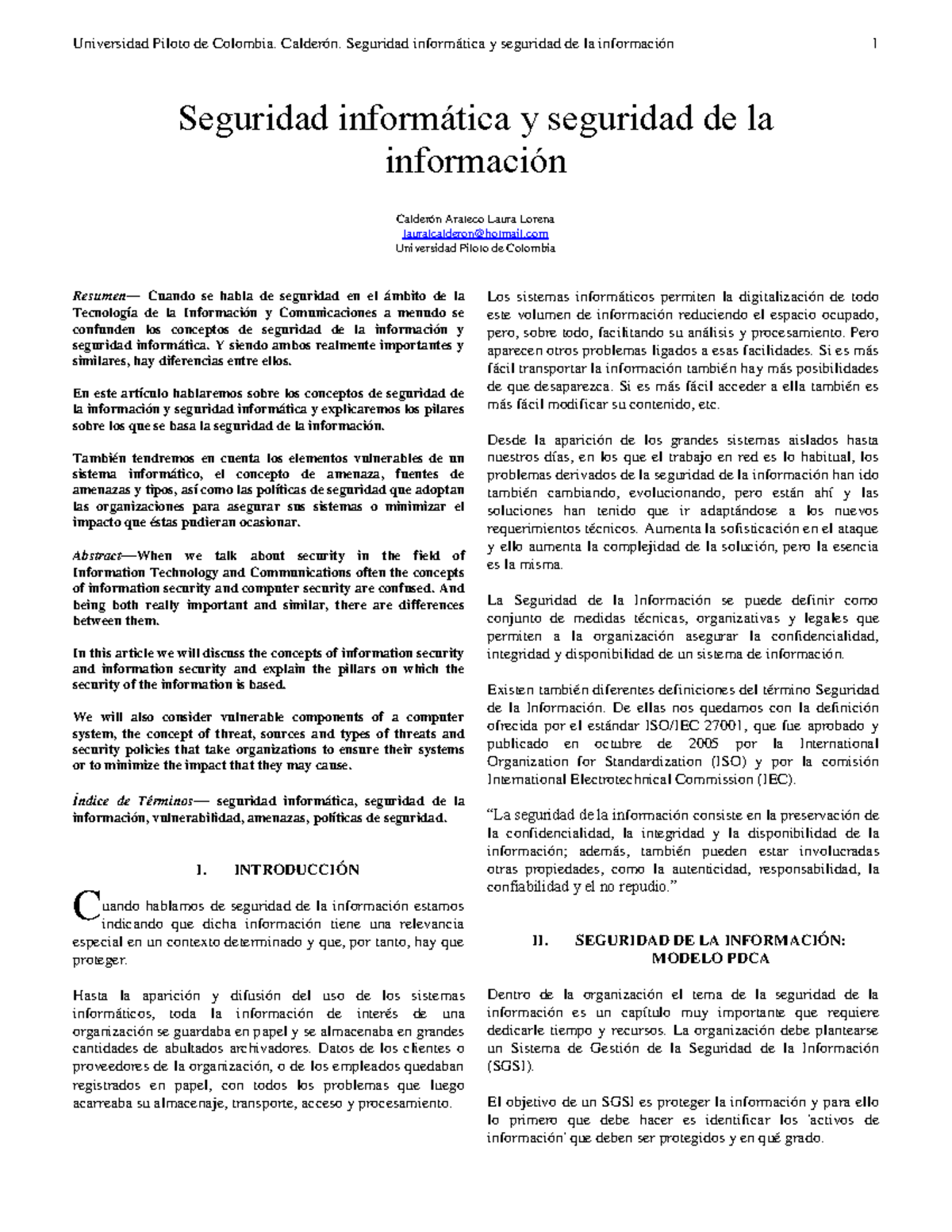 00002658 - Resúmenes generales - Resumen — Cuando se habla de seguridad en el ámbito de la - Studocu