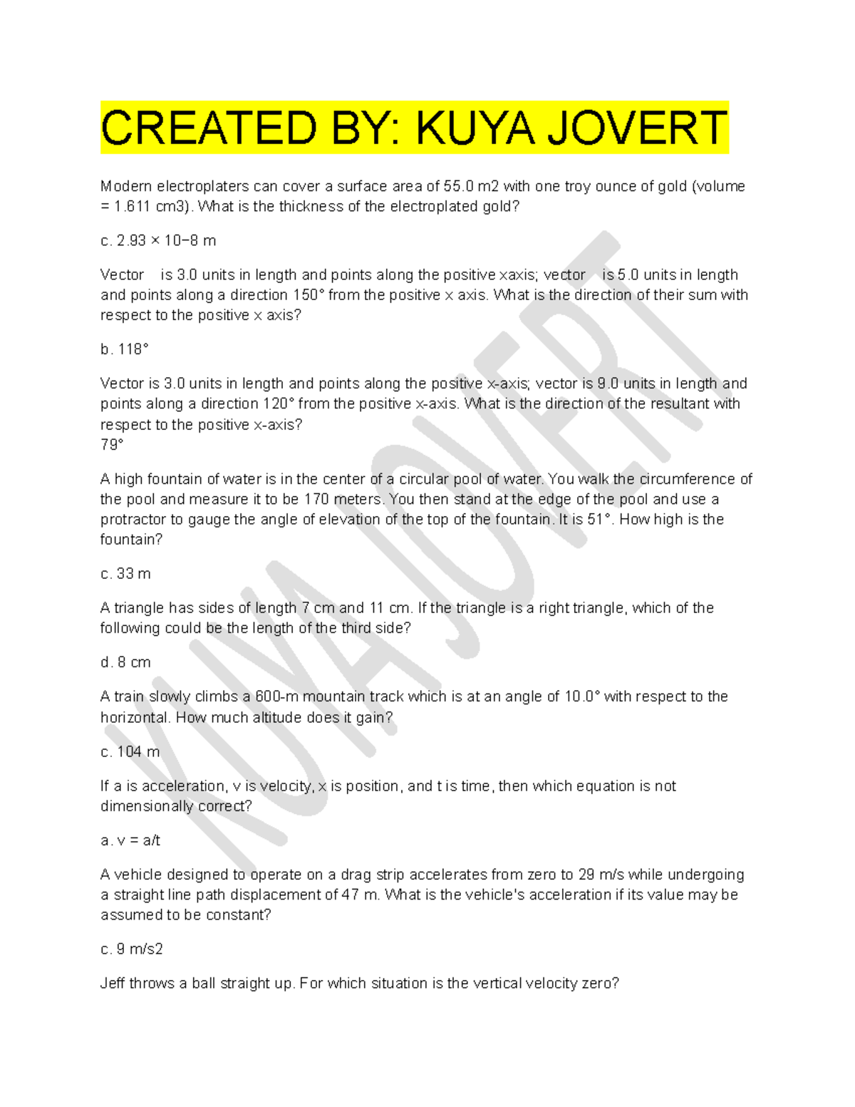 PHYC-121 WEEK 1-10 - phyc notes - CREATED BY: KUYA JOVERT Modern ...