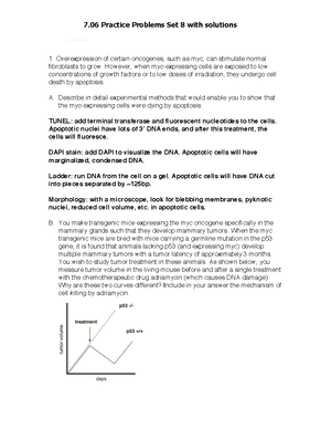 7.06 Practice Problems with Soution Set 5 - 7 Problem Set 5 Fall 2010 ...